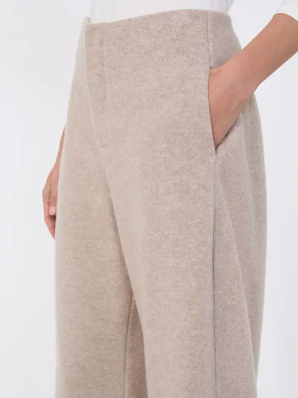 Max Mara Cashmere And Wool Fleece Trousers