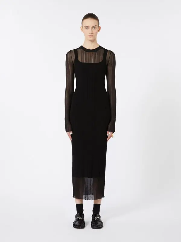 Max Mara Stretch Viscose Knit Dress