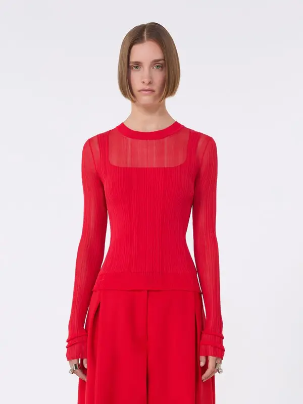 Max Mara Trompe L'oeil Viscose Jumper