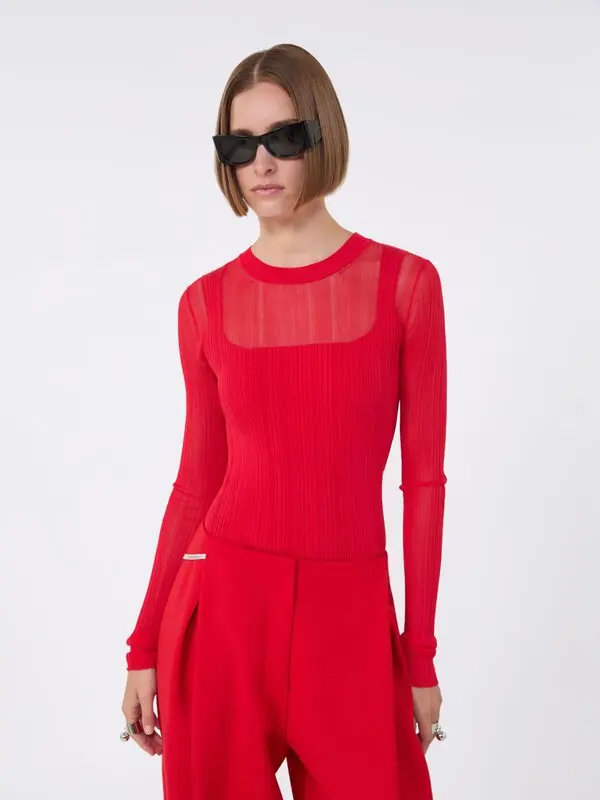 Max Mara Trompe L'oeil Viscose Jumper