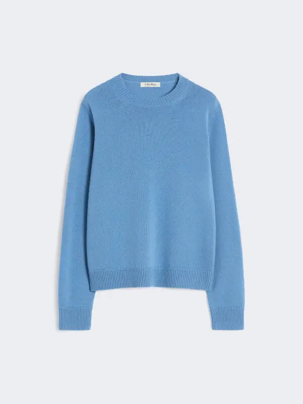 Max Mara Wool And Cashmere Sweater With Patch Detail