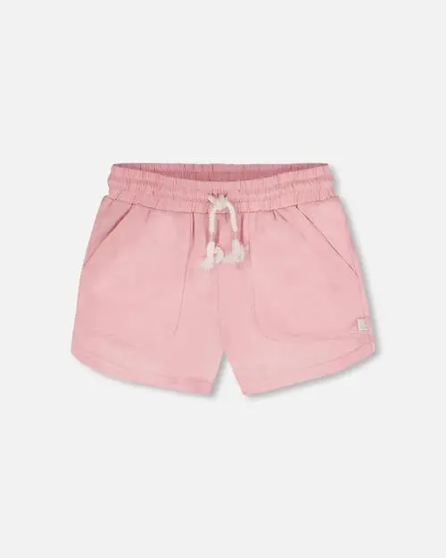 DEUX PAR DEUX Organic Cotton Jersey Shorts - Dusty Pink