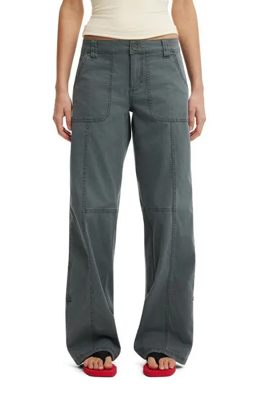 COTTON ON Lexi Low Rise Utility Pant - Dark Shadow