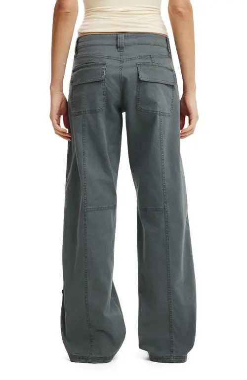 COTTON ON Lexi Low Rise Utility Pant - Dark Shadow