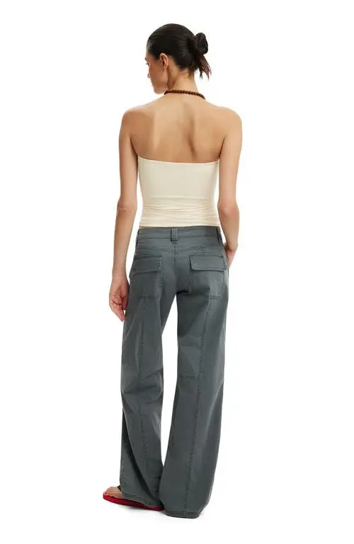 COTTON ON Lexi Low Rise Utility Pant - Dark Shadow