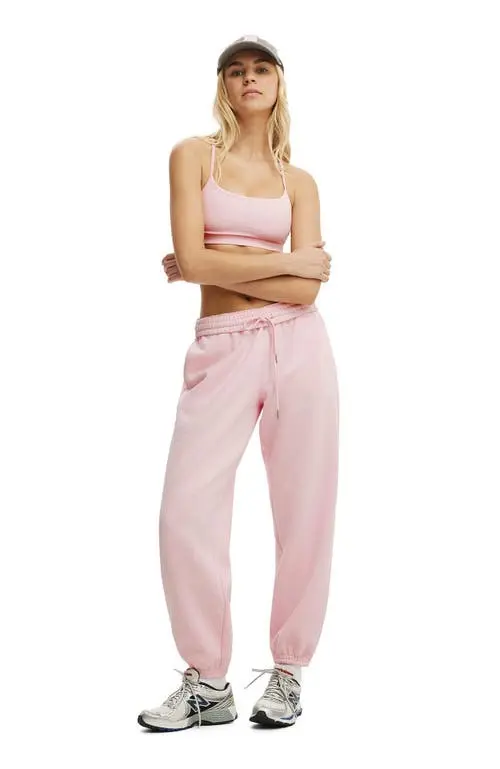 Cotton:on Active Plush Boyfriend Jogger - Cherry Dream
