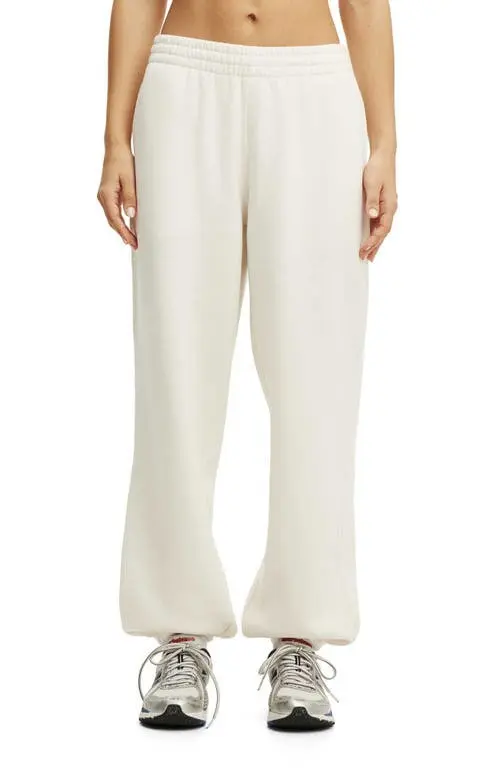 Cotton:on Active Plush Boyfriend Jogger - Cloud Dancer