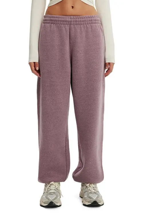Cotton:on Active Plush Boyfriend Jogger - Pickled Beet Marle