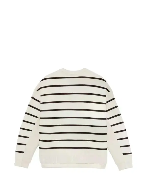 CROQUIS Striped Crewneck Jumper