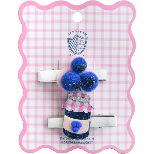 DAYDREAM SOCIETY Blueberry Jam Hair Clip Set - Assorted Pre-pack