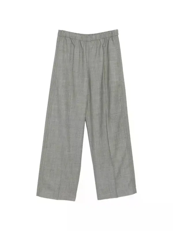 JNBY Jacquard Wide-leg Trousers - Grey