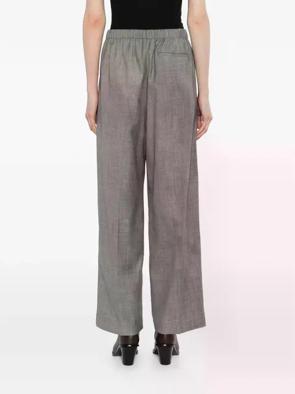 JNBY Jacquard Wide-leg Trousers - Grey