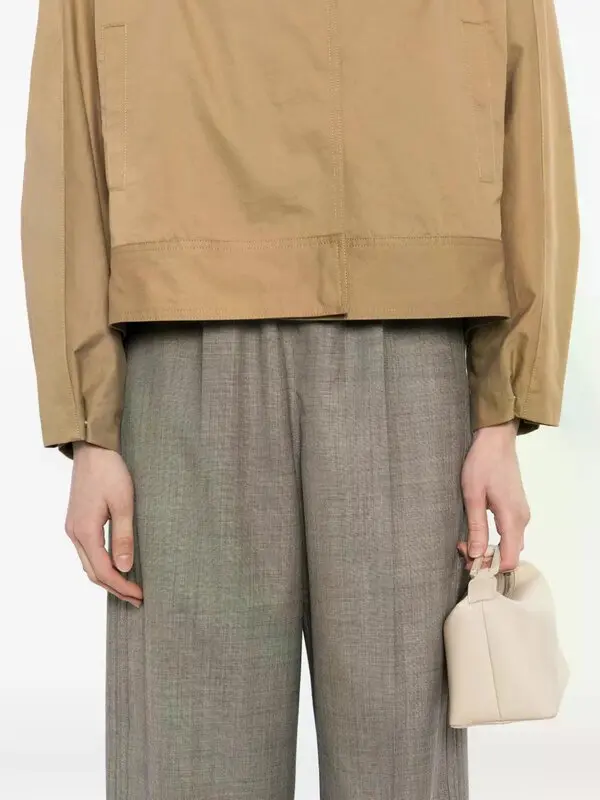 JNBY Jacquard Wide-leg Trousers - Grey