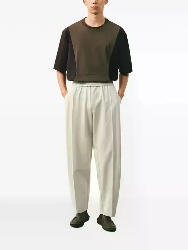 CROQUIS Tapered Drawstring Trousers