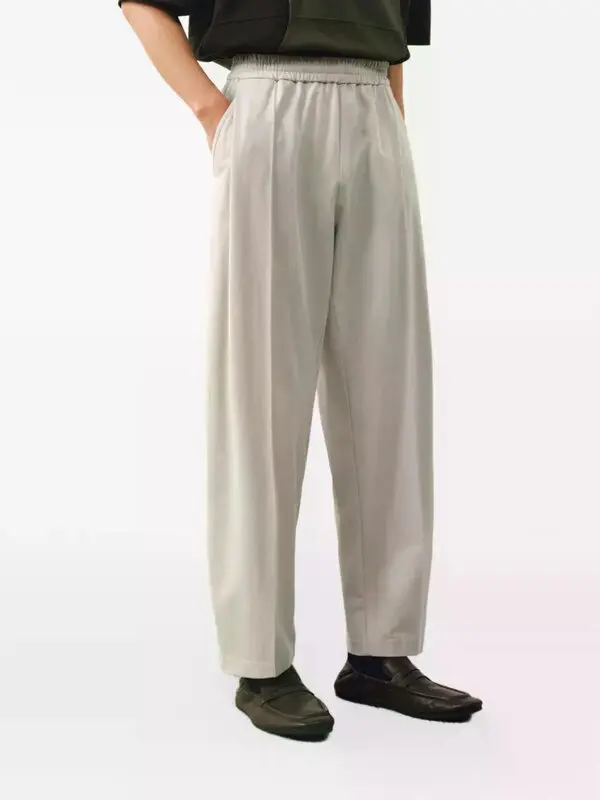 CROQUIS Tapered Drawstring Trousers