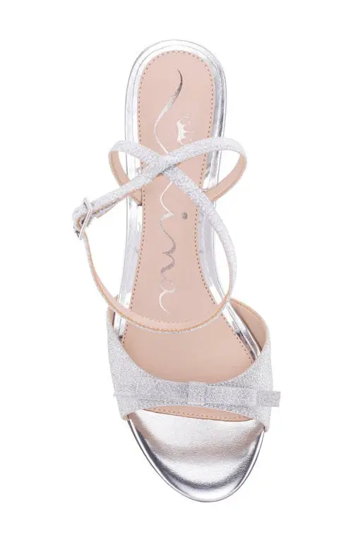 Nina Vicci Ankle Strap Sandal - Silver
