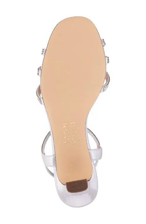 Nina Benarda Ankle Strap Sandal - Silver
