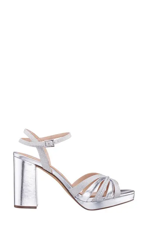 Nina Shantay Platform Sandal - Silver
