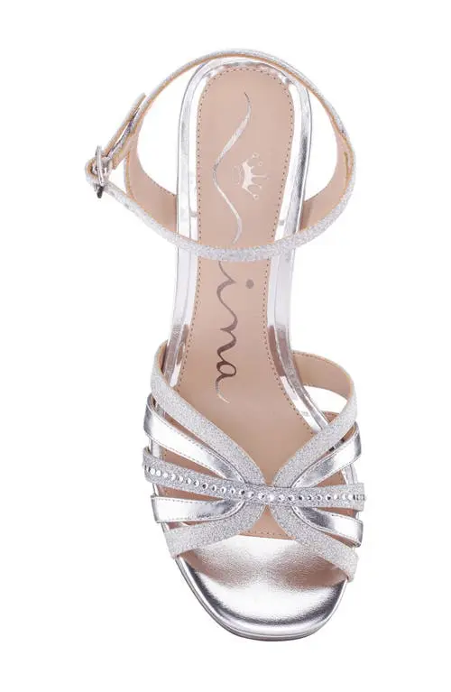 Nina Shantay Platform Sandal - Silver