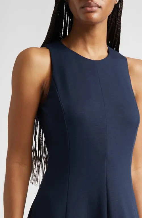 Eleventy Open Knit Sleeveless Maxi Sweater Dress - Blue