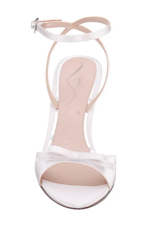 Nina Vicci Ankle Strap Sandal - Ivory