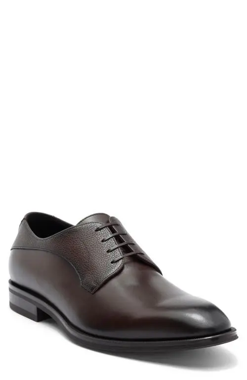 BOSS Derrek Plain Toe Derby - Dark Brown