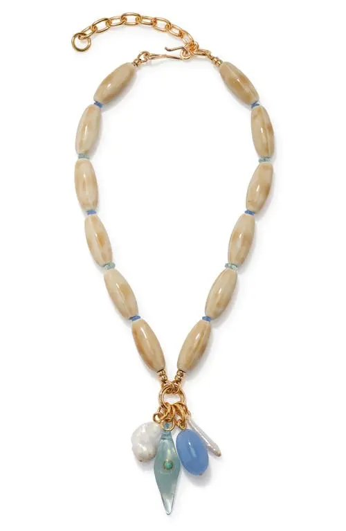 LIZZIE FORTUNATO Marilla Seashell Necklace