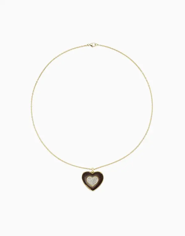 EMILY P. WHEELER Rock Heart Pendant Necklace