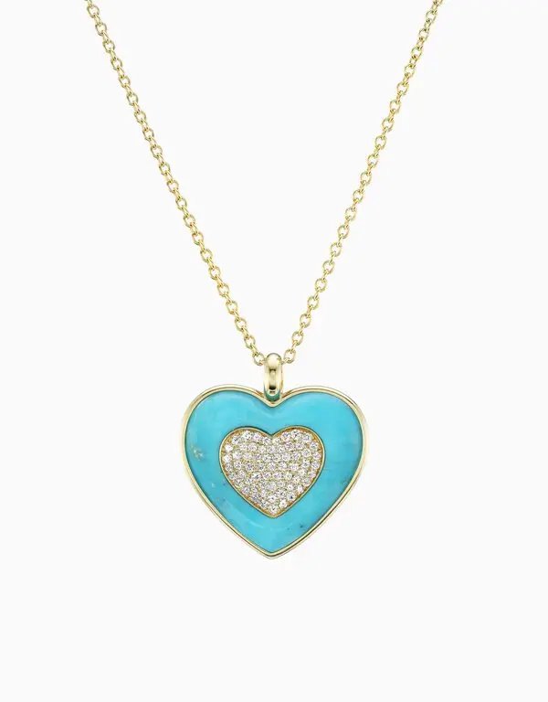 EMILY P. WHEELER Rock Heart Necklace - One-color
