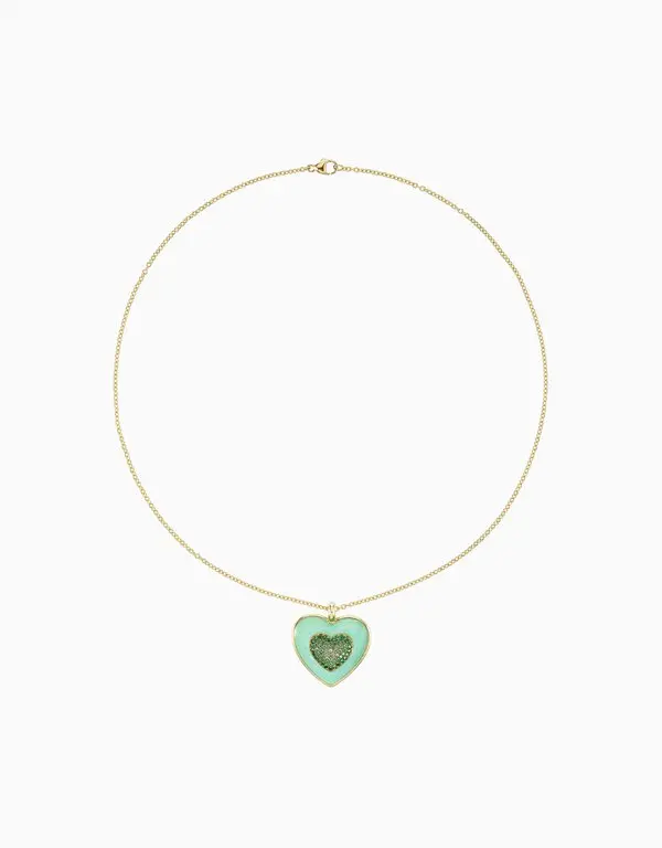 EMILY P. WHEELER Rock Heart Necklace
