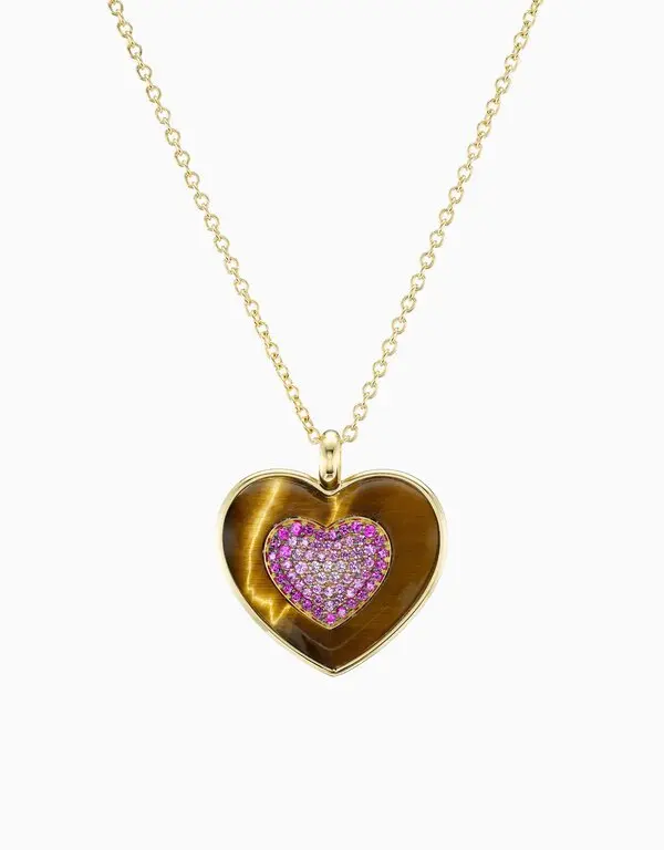 EMILY P. WHEELER Rock Heart Necklace