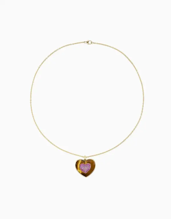 EMILY P. WHEELER Rock Heart Necklace