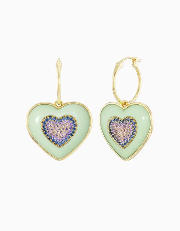 EMILY P. WHEELER Rock Heart Earring - One-color