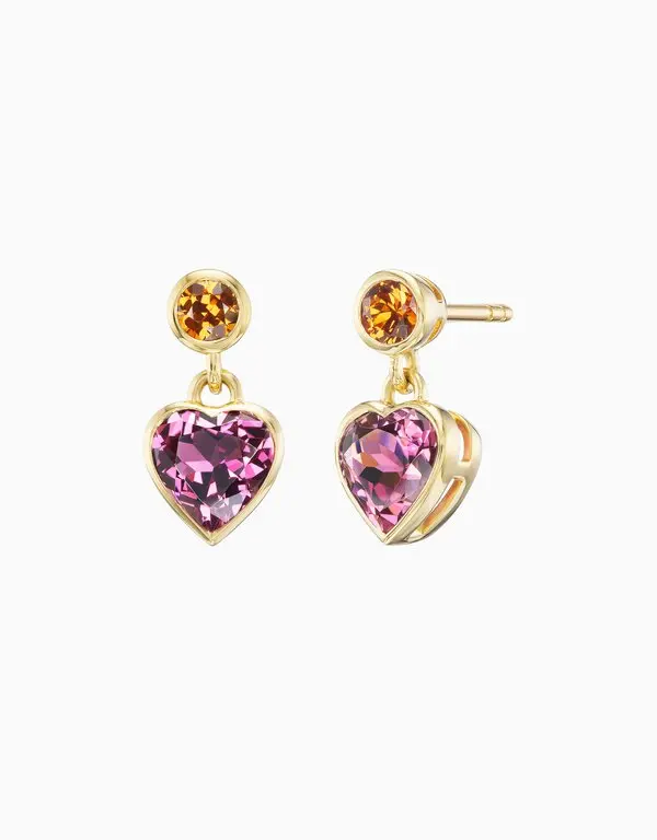 EMILY P. WHEELER 18k Gold Heart Drop Earrings - One-color