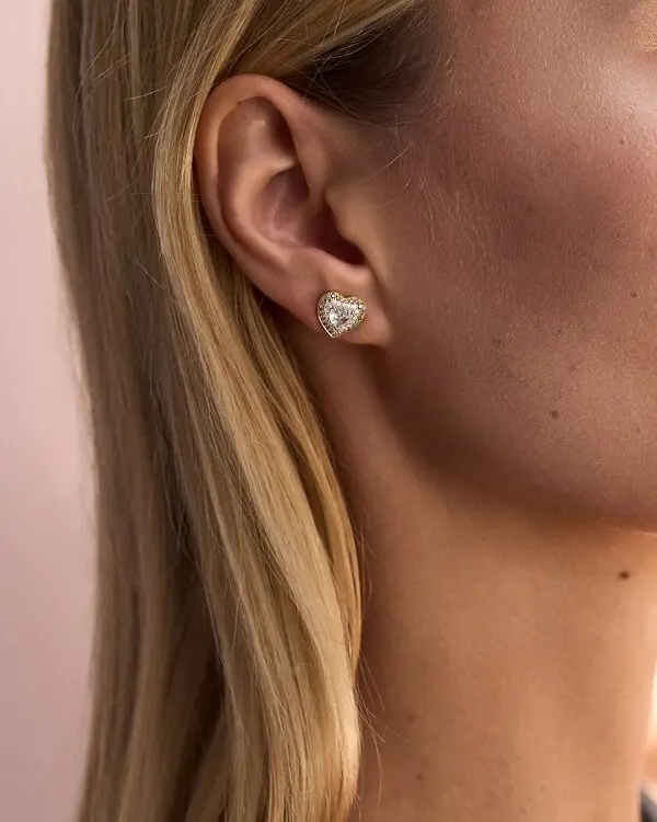 EMILY P. WHEELER Heart Stud Earrings