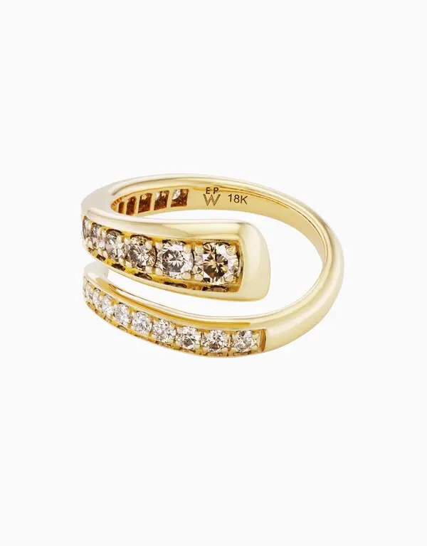 EMILY P. WHEELER Ombré Diamond Wrap Ring