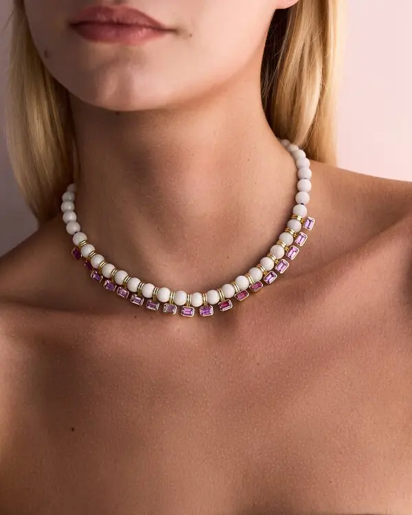 EMILY P. WHEELER White Jade Necklace