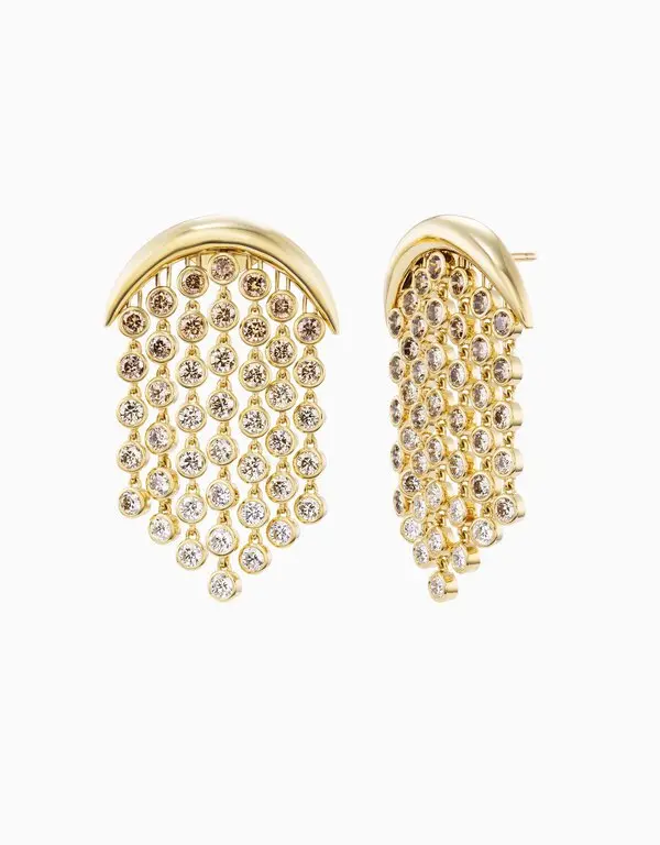 EMILY P. WHEELER Ombré Diamond Fringe Earrings - One-color