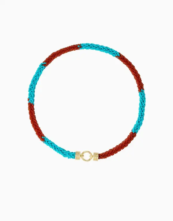 EMILY P. WHEELER Beaded Rope Necklace - Red