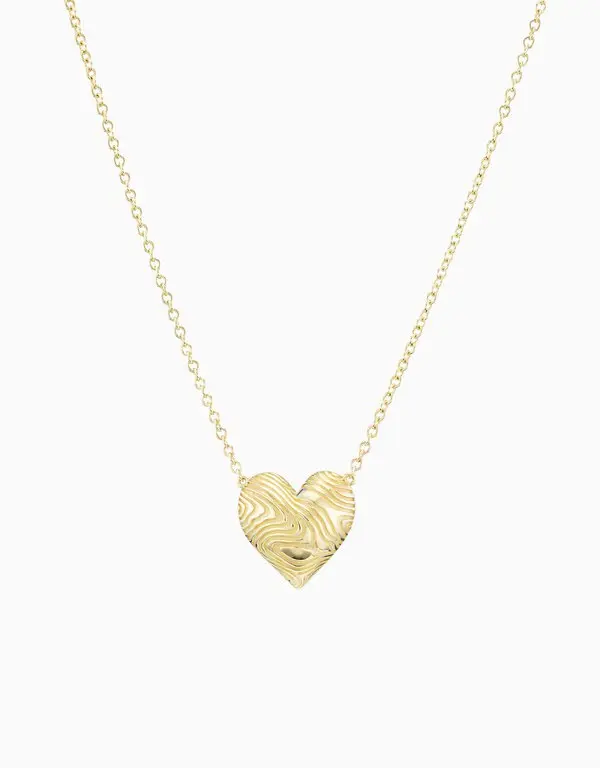 EMILY P. WHEELER Ripple Heart Necklace - One-color