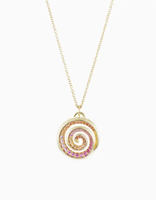 EMILY P. WHEELER Spiral Sapphire Pendant Necklace - One-color
