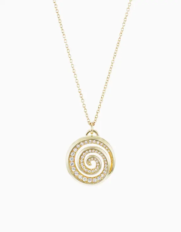 EMILY P. WHEELER Spiral Pendant Necklace - One-color