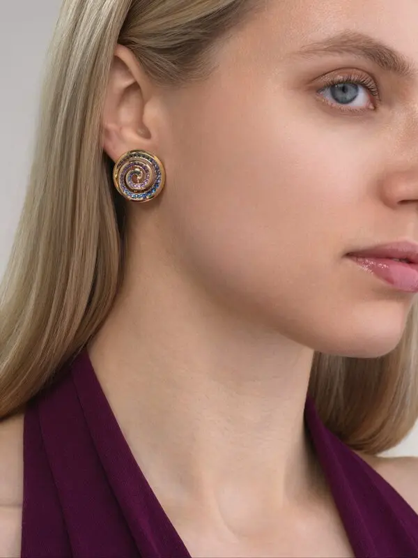 EMILY P. WHEELER Spiral Stud Earrings