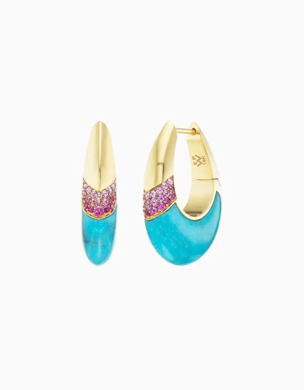 EMILY P. WHEELER Ombre Oval Earrings - One-color