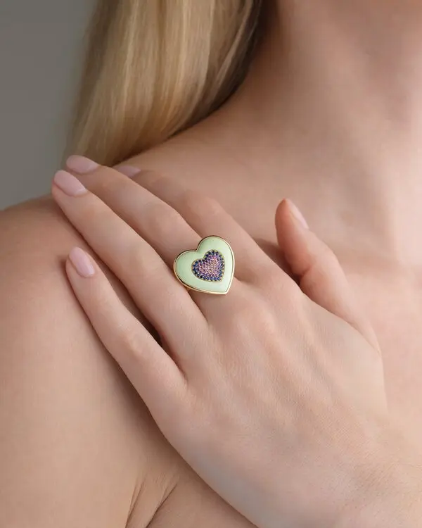 EMILY P. WHEELER Rock Heart Ring