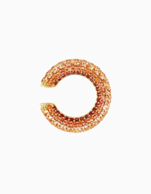 EMILY P. WHEELER Citrus Sapphire Ear Cuff - Orange