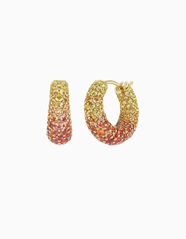 EMILY P. WHEELER Ombre Yellow Sapphire Huggie Earrings - One-color