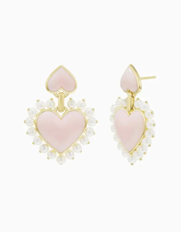 EMILY P. WHEELER Queen Of Hearts Earrings - Pink