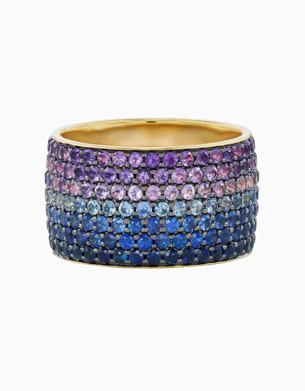 EMILY P. WHEELER Midnight Ombré Cigar Ring - Purple