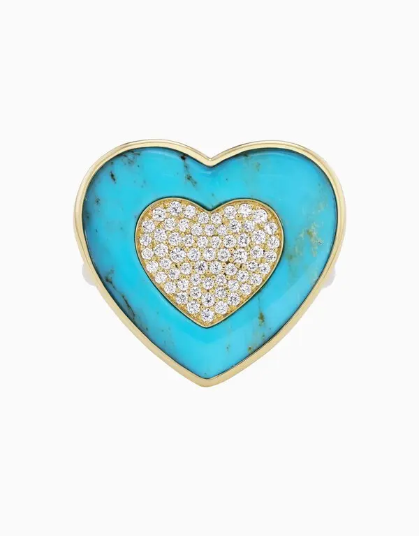 EMILY P. WHEELER Rock Heart Ring - One-color